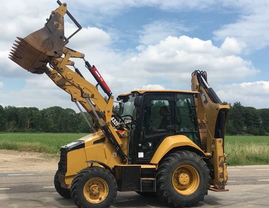 Usa-made 2 Ton Used Backhoe Loader With Telescopic Boom For Sale, High ...
