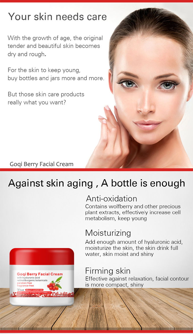 Disaar Goqi Berry Hydrating Anti-aging Whitening Facial Cream, High ...