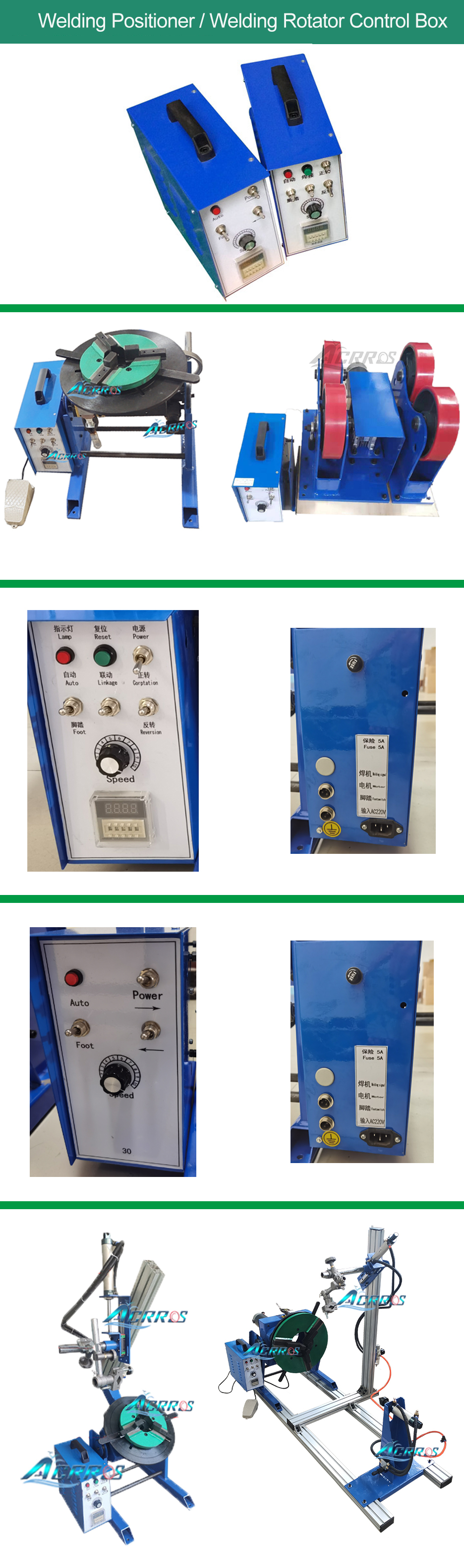 Electric Cabinet For Welding Positioner/welding Rotator Control Box For ...