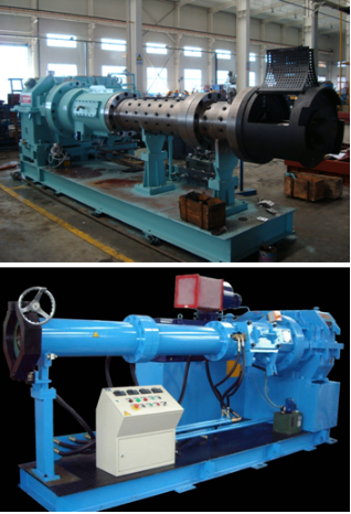 Cold Feed Pin Type Extruder Machine For Rubber Fenders, High Quality ...