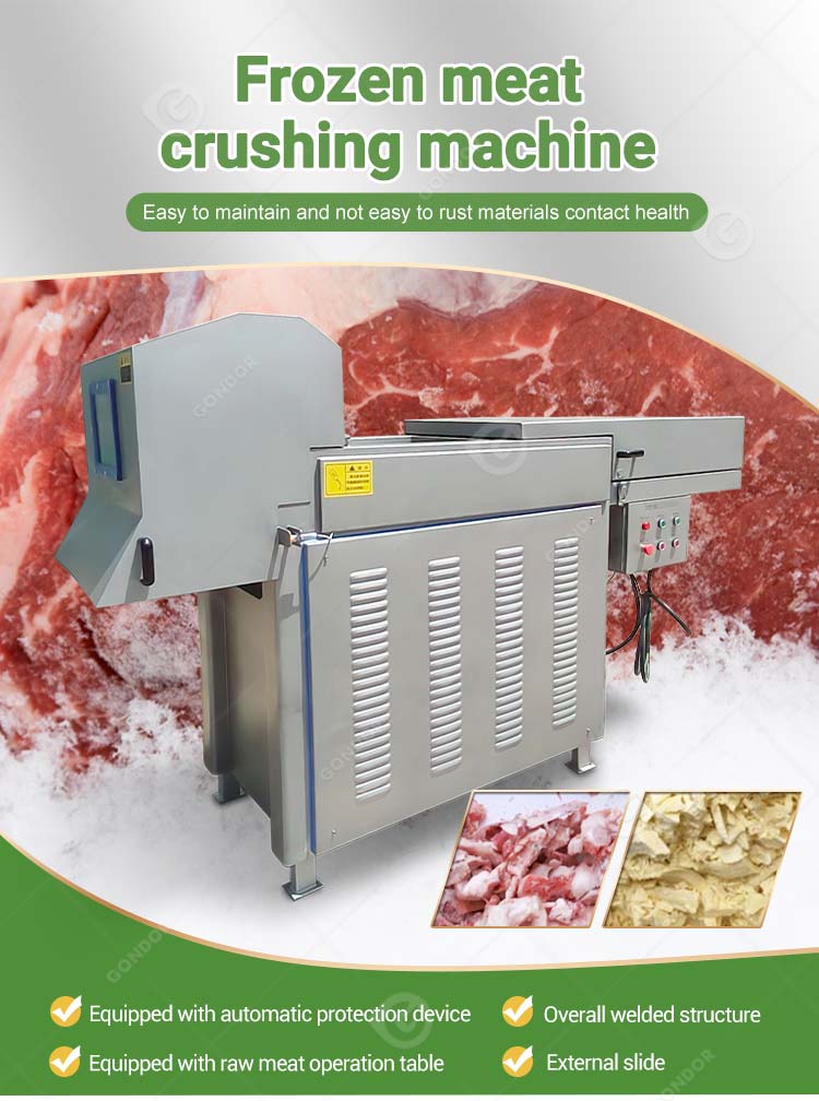 Cut Frozen Meat Crusher: Mutton And Beef Flaker Equipment For Sale ...