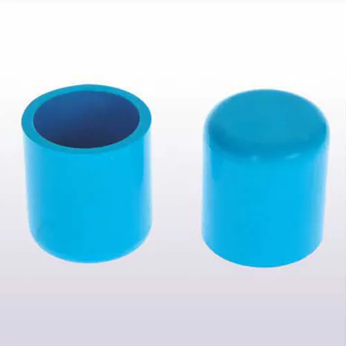 Upvc Jis K-6743 Pressure End Cap Blue Color, High Quality Upvc Jis K ...