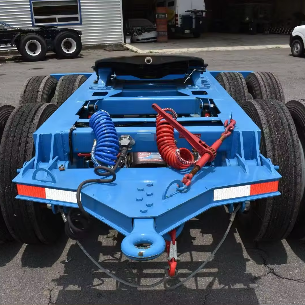 20t 8 Wheels Dolly Connected Semi Trailer With Air Suspension, High ...