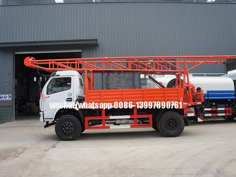 Dongfeng Water Drilling Rigs With Truck 70-100 Meters, High Quality ...