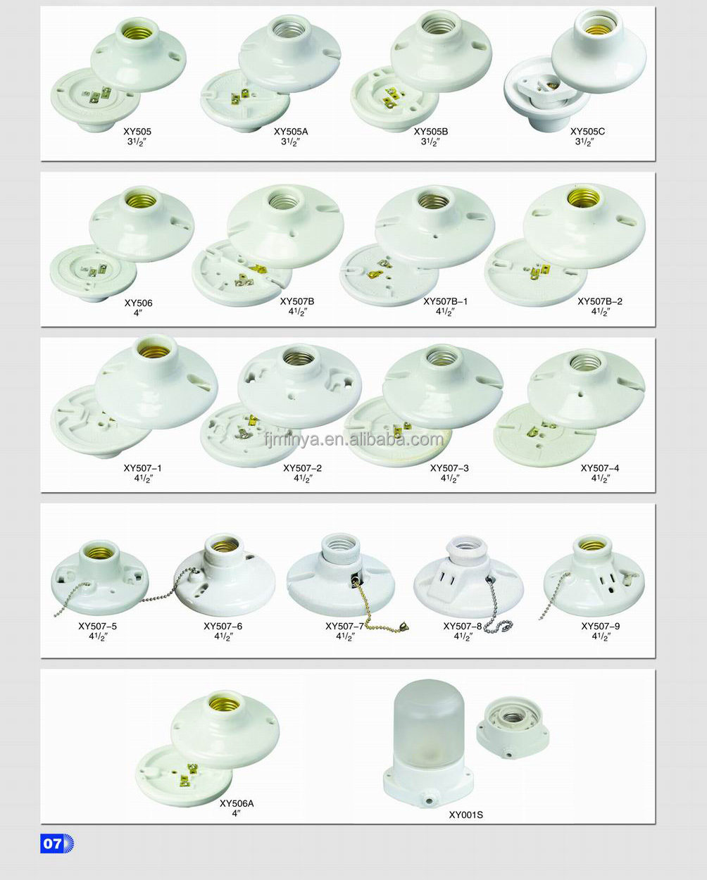 E27 Wall Lamp Holder With Wire Base Bulb Socket - Ceramic Ceiling ...