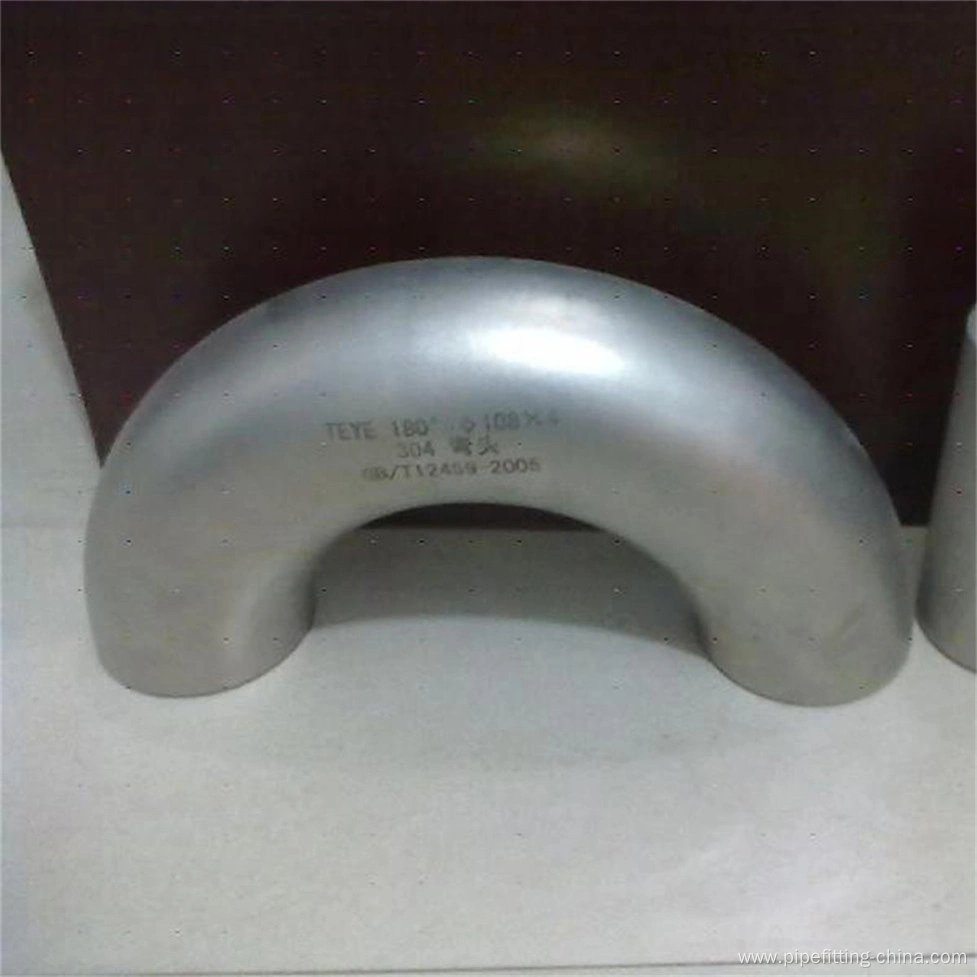 Stainless Steel Short Radius 180 Degree Elbow China Manufacturers ...