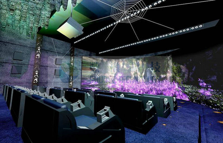 Indoor 5hz 3d Cinema Systems , 4 People Theatre System With Rain ...