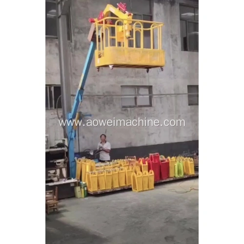 Crane gondola lifting boom mobile aerial work belt crane truck lift ...