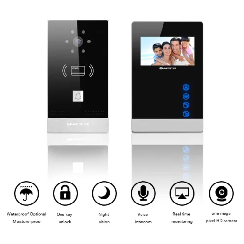 Villa Family Voice Video Intercom Doorbel Multi Function, High Quality Villa Family Voice Video ...