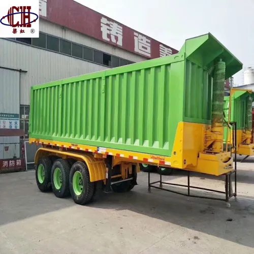 Tractor Semi Trailer Hydraulic Dump Sugar, High Quality Tractor Semi ...