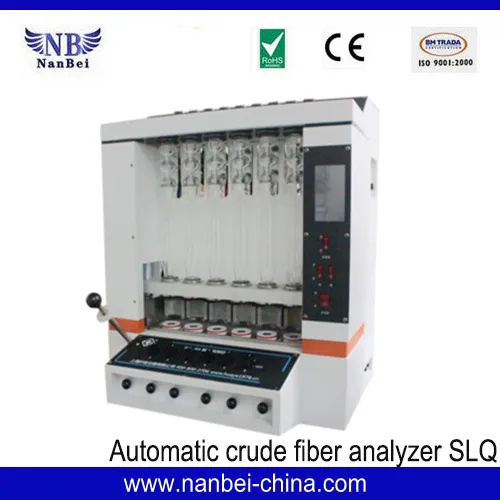 Laboratory 6channels Food Crude Fiber Analyzer, High Quality Laboratory ...