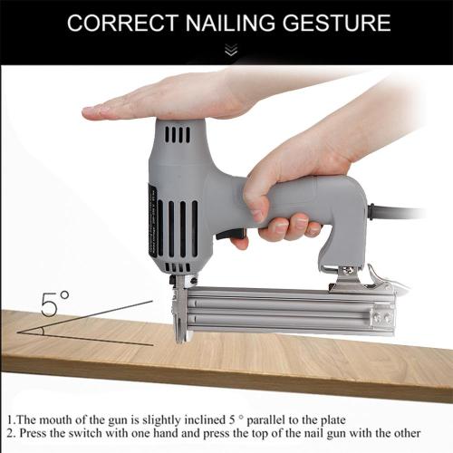 2-in-1 Electric Nail Gun Single-use/double-use Nail Stapler F30 ...