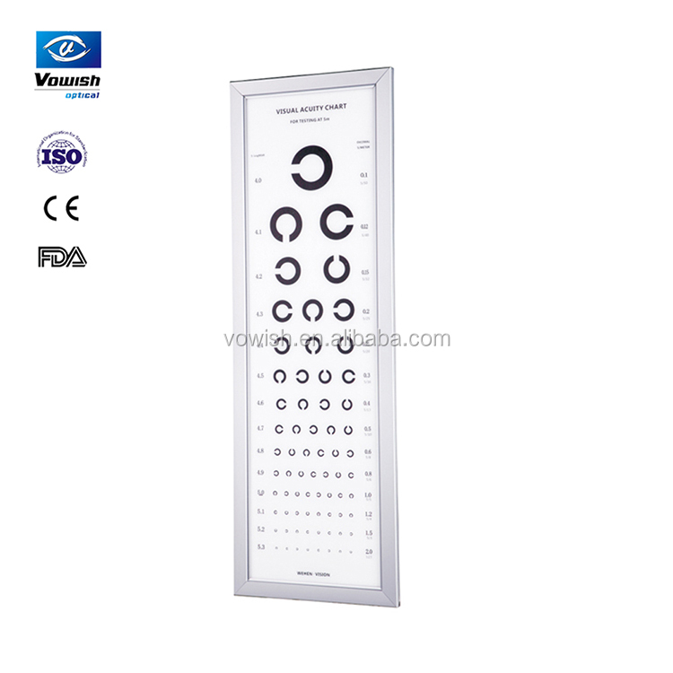 High Quality Vc-d Optical Snellen Chart Visual Acuity Test Eye Chart ...