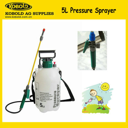 1.5 Gallon Sprayer, 5l Pressure Sprayer, With Adjuatable Nozzle, Steel ...