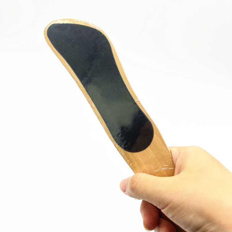 Foot Shape Wooden Sandpaper Pedicure Foot File, High Quality Foot Shape ...