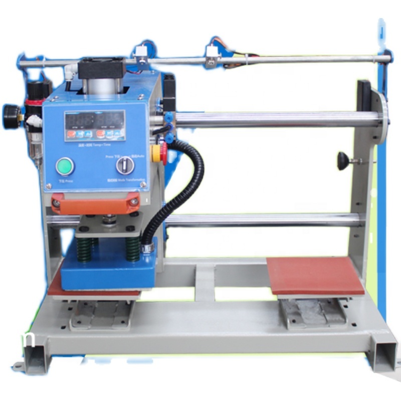 Pneumatic Hot Stamping Machine - Double Station 15x15cm Flat Press For ...