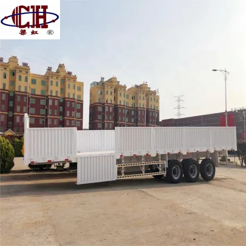 3 Axles Detachable Box Cargo Van Semi Trailer, High Quality 3 Axles ...