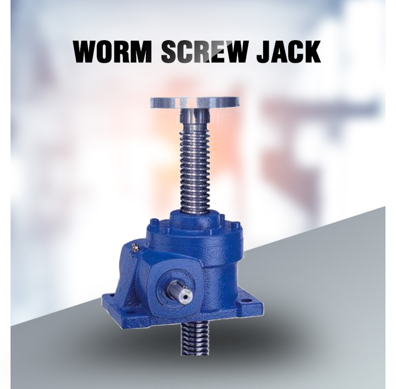 Swl1t Trapezoidal Hand Manual Bevel Wheel Lift Worm Gear Screw Jack ...