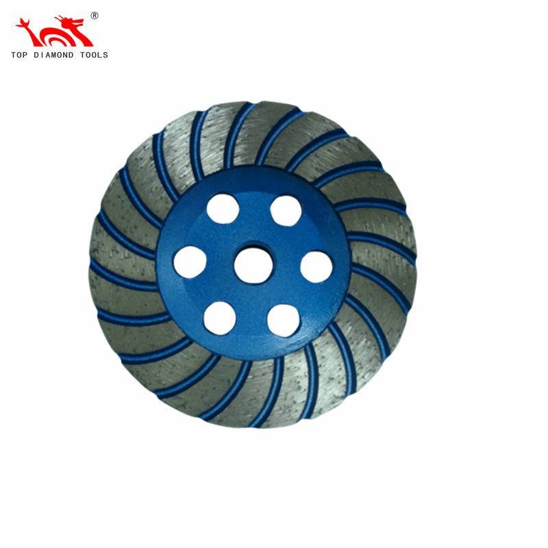 4 Inch Aluminum Diamond Turbo Cup Grinding Wheels, High Quality 4 Inch ...
