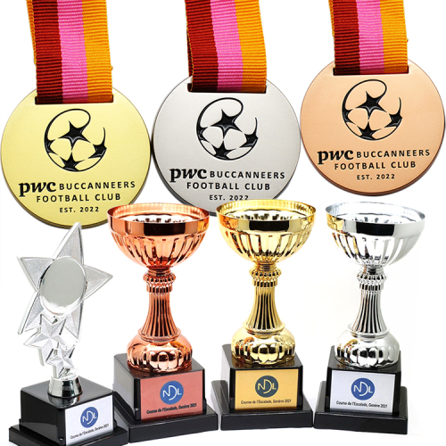 Cheap Metal Sports Medals And Trophies With Ribbon, High Quality Cheap ...