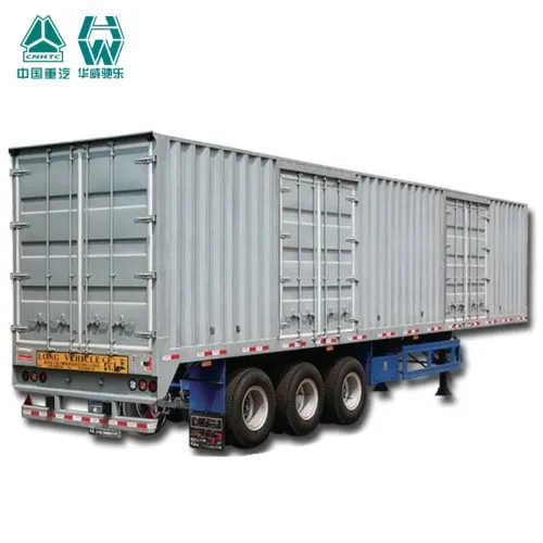 40ft Heavy Payload Enclosed Dry Van Semi Trailer, High Quality 40ft ...