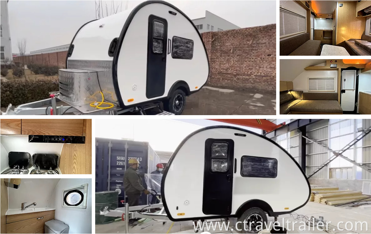 Teardrop Trailer With Shower Toilet Rear Kitchen Lighting Manufacturers ...
