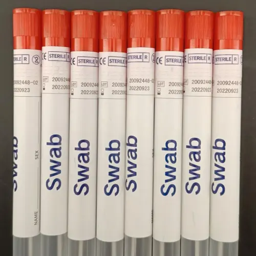 Dry Transport System- Flocked Swab For Throat, High Quality Dry ...