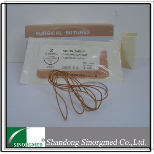 Surgical Plain Catgut Chromic Catgut Surgical Suture, High Quality ...