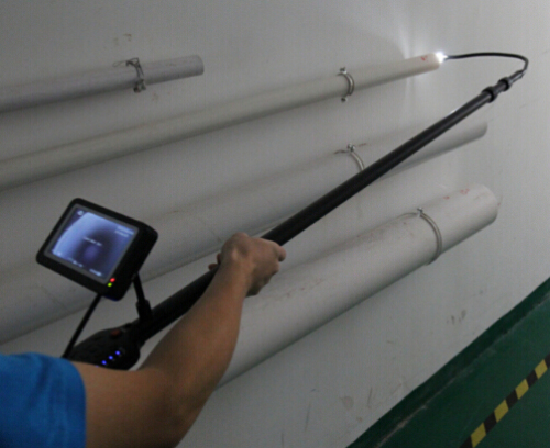 3.6m Telescopic Pole Inspection Camera Pipe Inspection Camera, High ...
