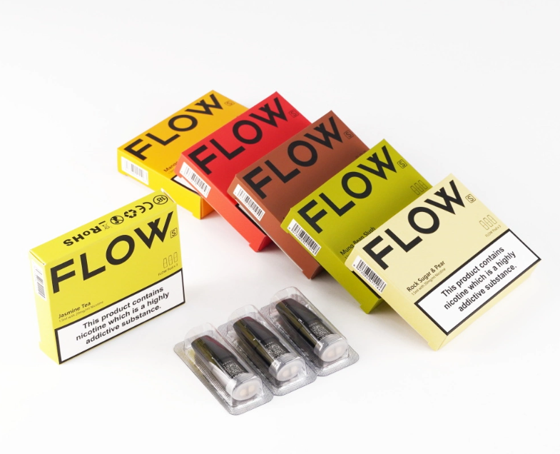 Flow Pods 100% Orlginal รสชาติใหม่พร้อม Vape คุณภาพสูง Flow Pods 100% ...