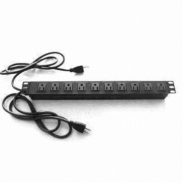 10-way Pdu With 125v Ac Rated Voltage, Two Power Cords, Us Type, High ...