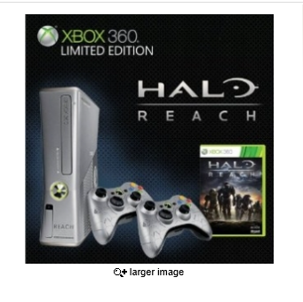 Xbox 360 250gb Halo: Reach Limited Edition Console (xbox 360), High ...