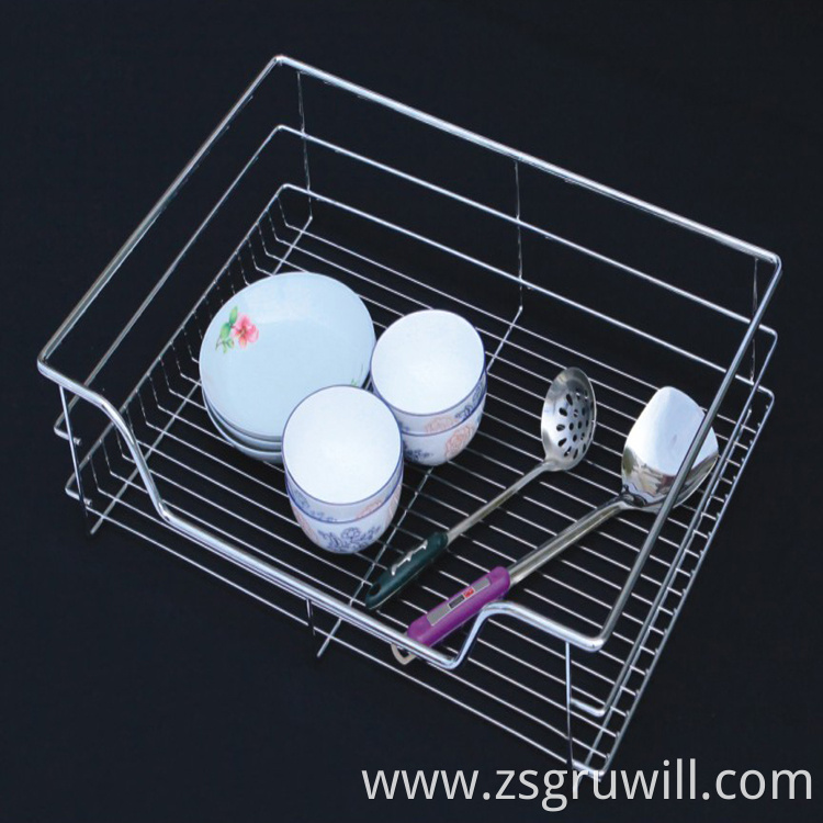 OEM pull out drawer wire basket kitchen storage China Manufacturers ...
