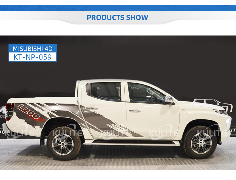 2020 Mitsubishi L200 Triton Dc 4x4 Truck Body Stickers, High Quality ...