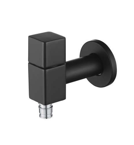 Black Compression Water Angle Stop Valve, High Quality Black ...