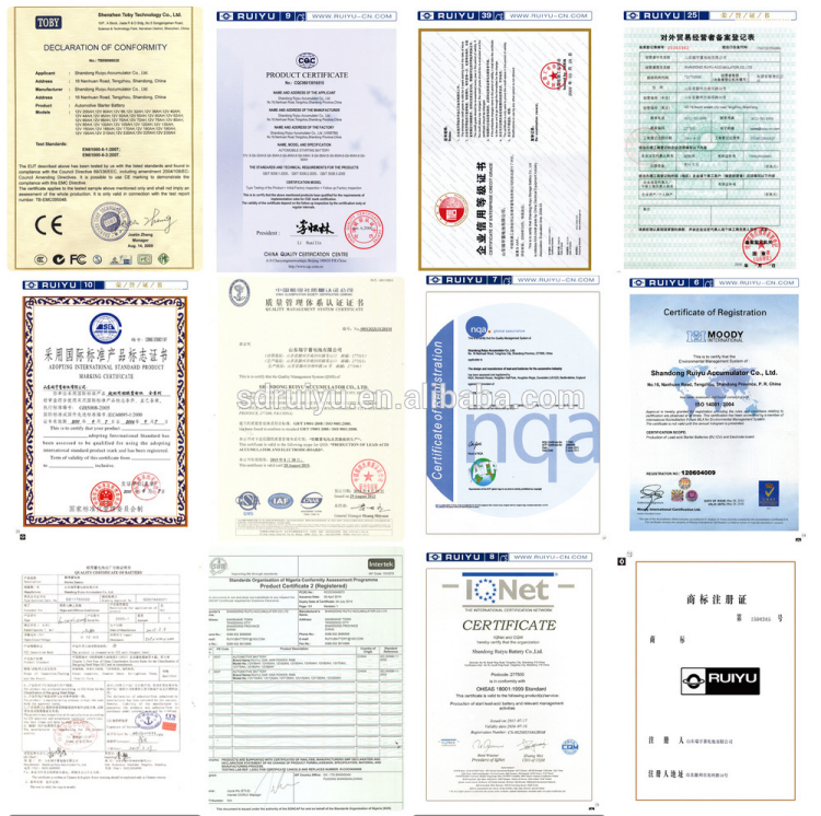 แบตเตอรี่รถยนต์ที่ไม่ต้องบำรุงรักษา 105e41r 12v คุณภาพสูง แบตเตอรี่ ...