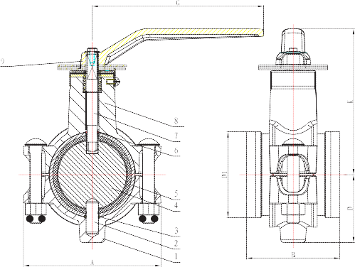 Bs En 593 Grooved Butterfly Valve, High Quality Bs En 593 Grooved ...