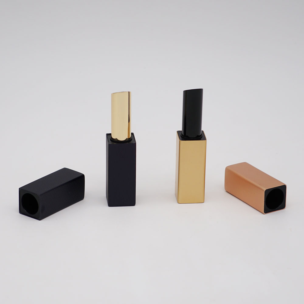 Slim Square Lipstick Tube Aluminum Lipstick Container Tube, High ...