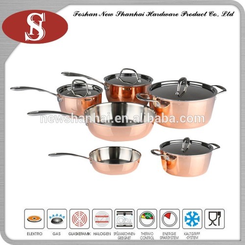 Best Copper Covered Cookware Set, High Quality Best Copper Covered ...