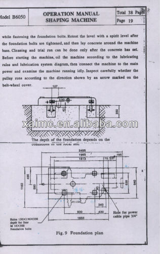 Mechanical Shaping Machine B6050, High Quality Mechanical Shaping ...