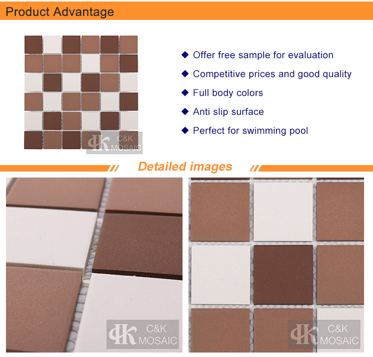 Brown Ceramic Mosaic Floor Tile, High Quality Brown Ceramic Mosaic ...