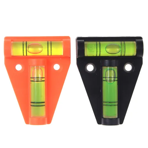 T Type Spirit Level Measurement Instrument Triangular Plastic Level ...