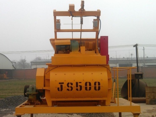 Js500 Forced Twin Horizontal Shaft Concrete Mixers, High Quality Js500 Forced Twin Horizontal ...