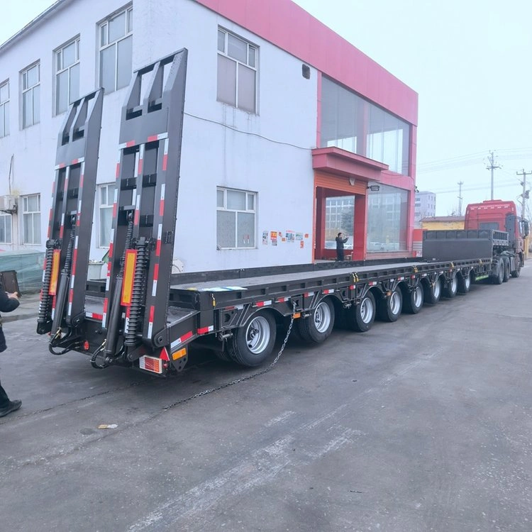 8 axle trailer transformer transmission equipment trailer China ...
