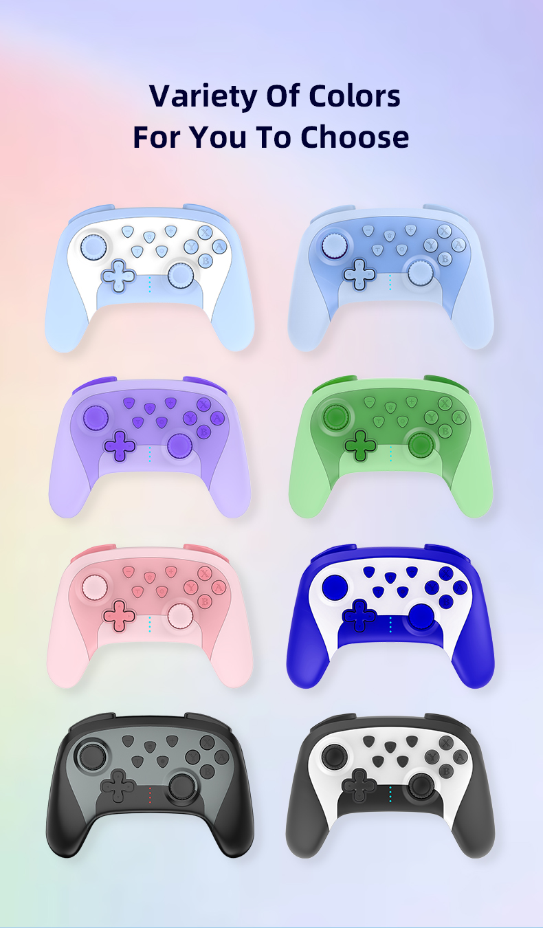 Jx For Switch Pro Controller With Nfc Vibration For Nintendo Wireless ...