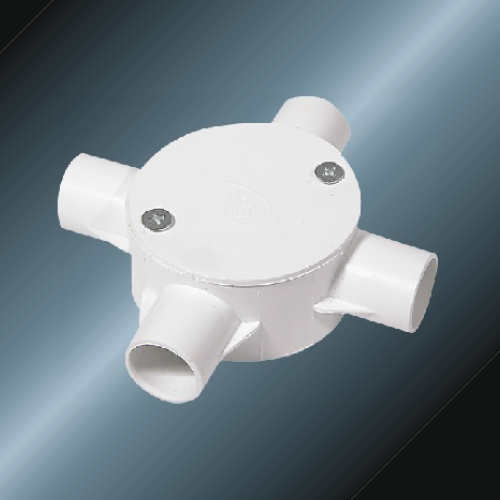 Conduit Upvc Circular Box White Color, High Quality Conduit Upvc ...
