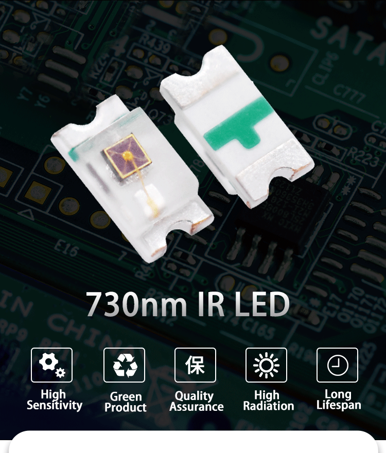 1608 Smd Led 730nm Ir Led 0603, Bossgoo.com의 고품질 1608 Smd Led 730nm Ir Led 0603