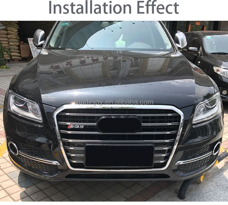 2013-2017 Audi Sq5/sq5 Q5 8r Front Grill - Chrome And Gloss Black ...
