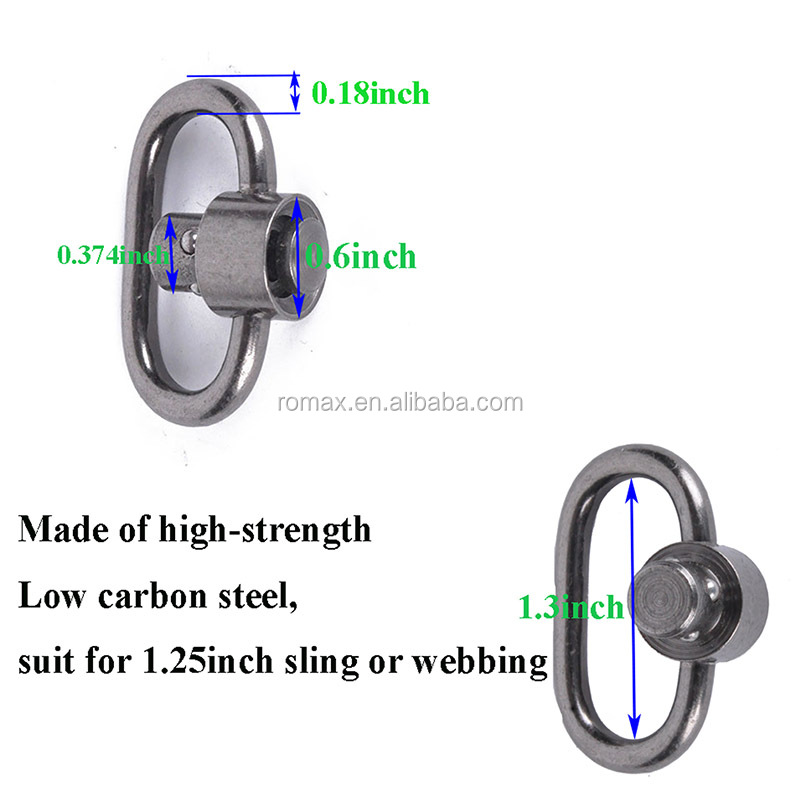 Heavy Duty Stainless Steel Quick Release Swivel Sling Hook, High ...