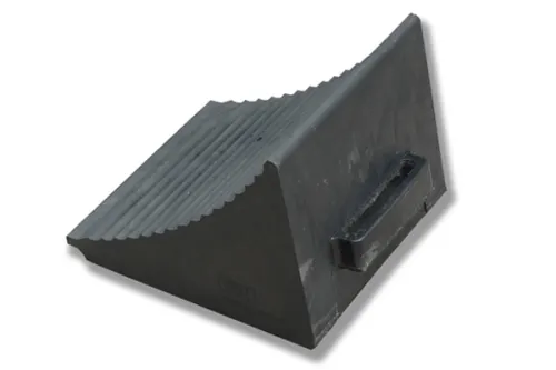 Black Color Rubber Material Heavy Duty Wheel Chock (dh-wc-3), High ...